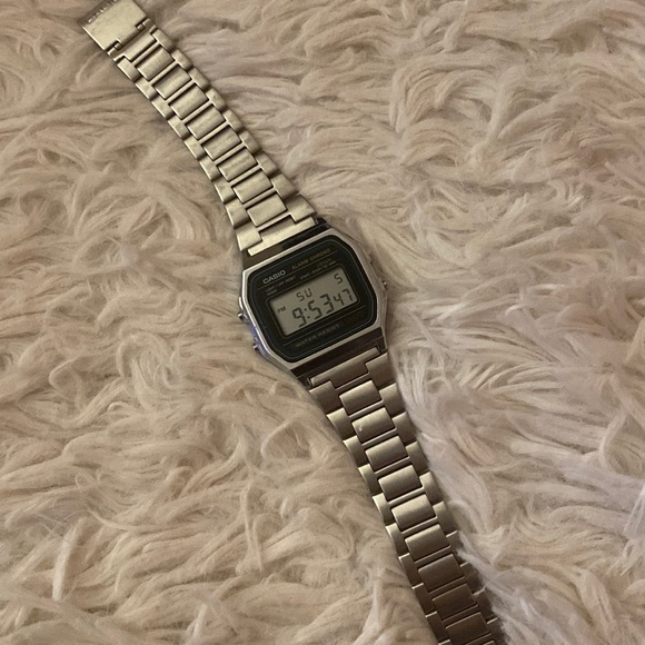 Accessories | Silver Casio Vintage Watch | Poshmark